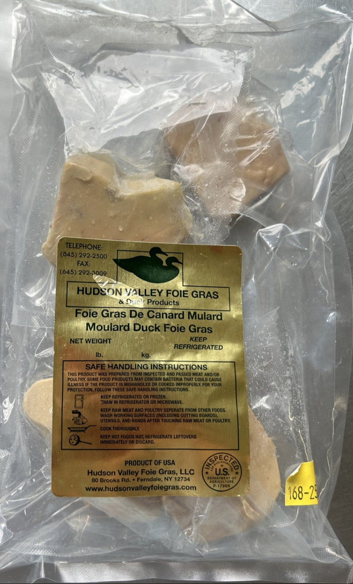 Foie Gras Slices Raw (Hudson Valley, NY) - Frozen – Food Shed Idaho