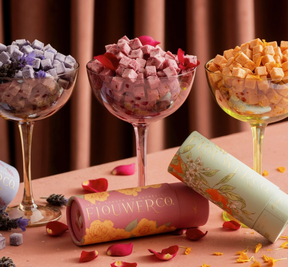 Beautiful & Delicious Orange Blossom Cocktail Cubes | Flouwer Co – Food ...