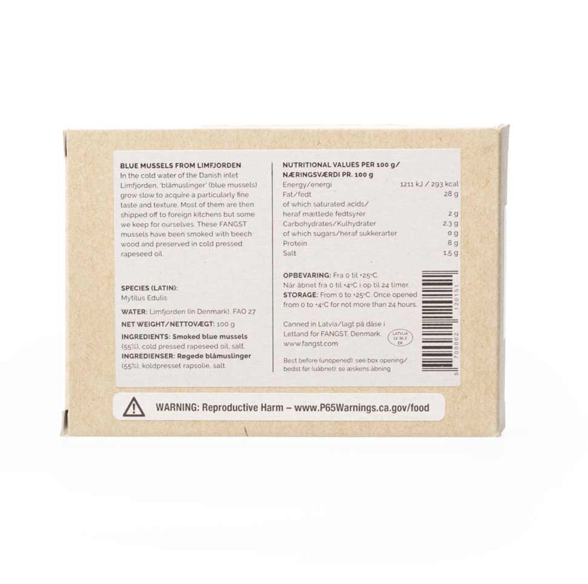 Smoked Danish Limfjord Blue Mussels (Denmark) | Fangst – Food Shed Idaho