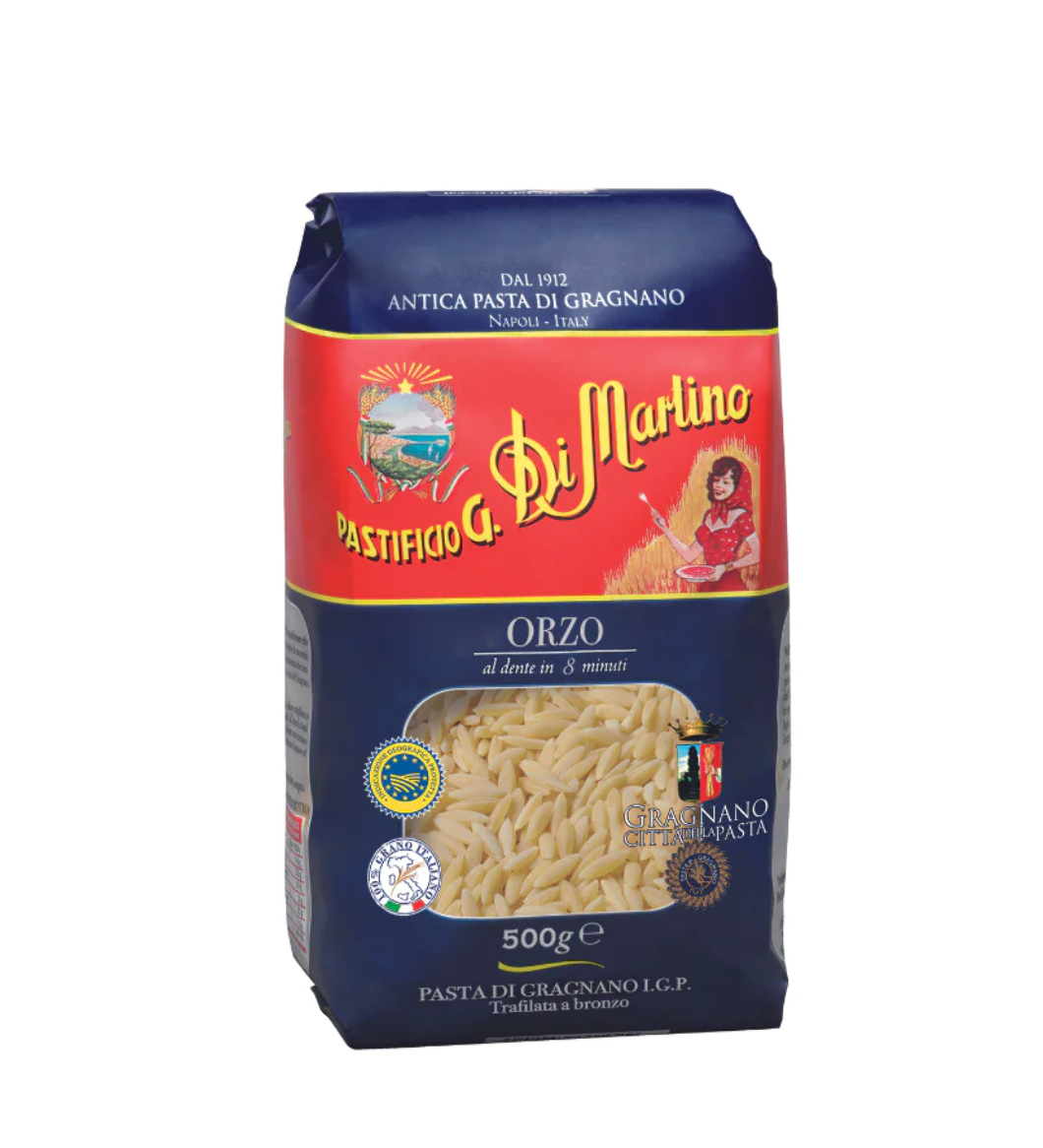 Orzo IGP Dried Pasta (Italy) | Pasta di Martino – Food Shed Idaho